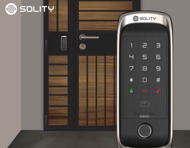 Solity Việt Nam cung cấp khóa vân tay cửa lùa Móng Cái